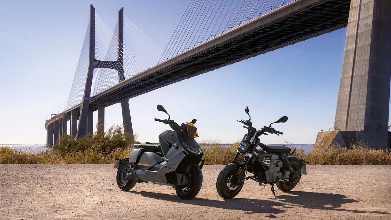 BMW CE 04 y CE 02, para uso urbano
