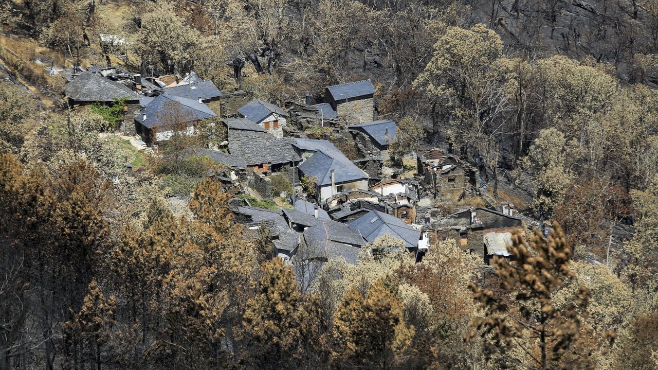 Una aldea de O Courel, escenario de un plan piloto de regeneración forestal