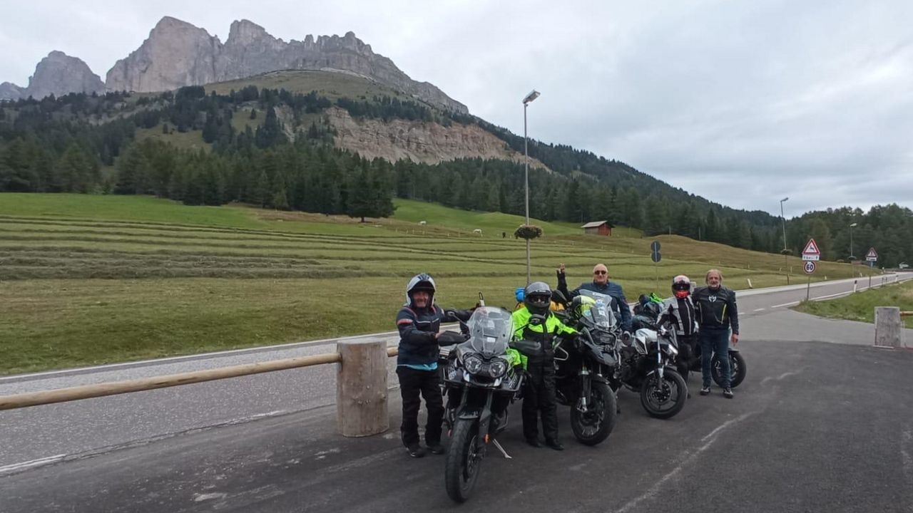 Luis Tembra, jubilado y motero en ruta por los Dolomitas: «Agora o ...
