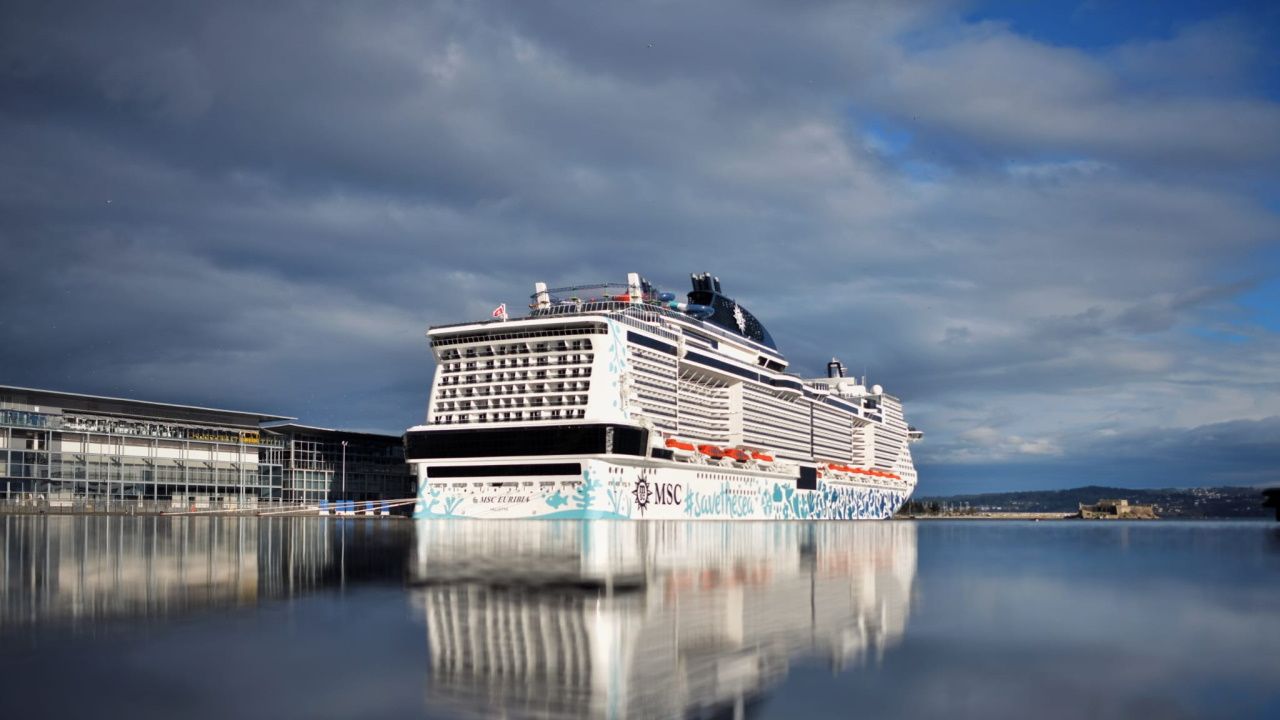 En el interior del crucero MSC Euribia, que visita España por primera vez