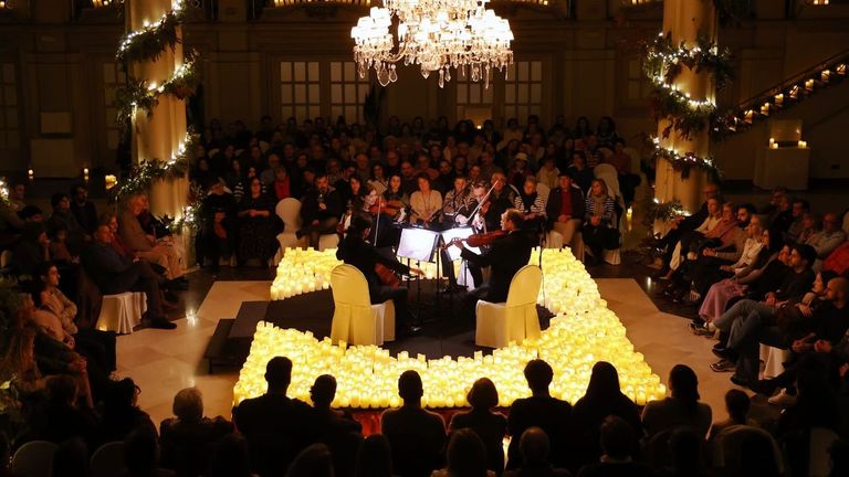 Música y velas en A Coruña