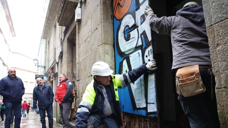 Protestas y concentración en Santiago por el desalojo de la casa ...