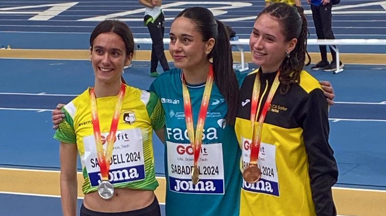 Celia Castro se proclama campeona de España sub-18 en 800 metros