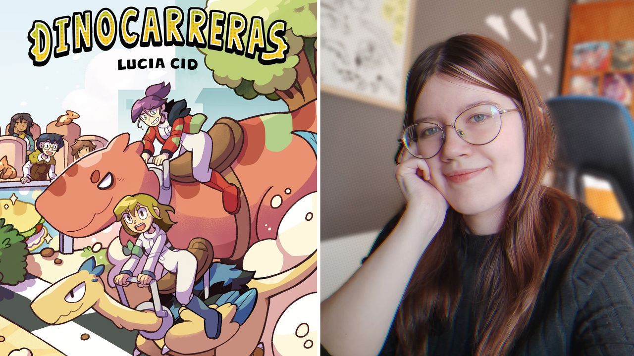 Lucía Cid y Kiko da Silva presentan «Dinocarreras» en la librería Metrópolis de Vilagarcía