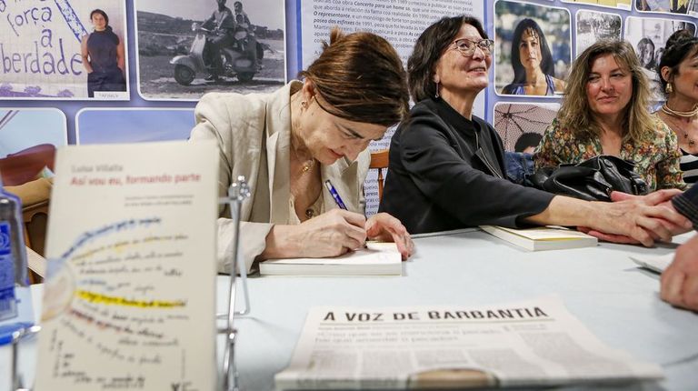 Pilar Pallarés, Eva Veiga e a conexión de Luísa Villalta con Noia e ...