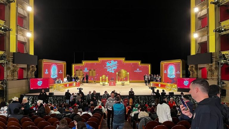 Primer quinto premio de la Lotería de Navidad: 23112