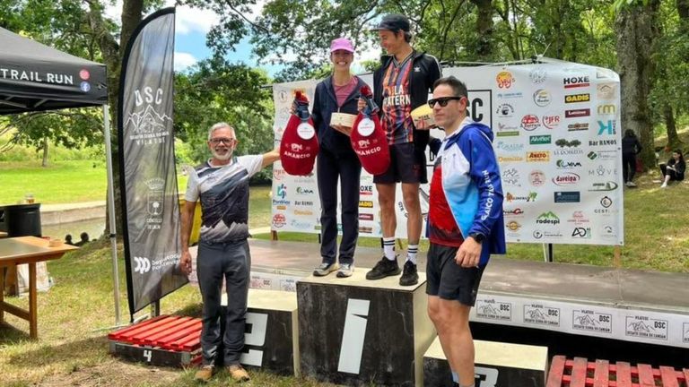 Alexandre Otero y María Frey conquistaron el Trail de Vilatuxe
