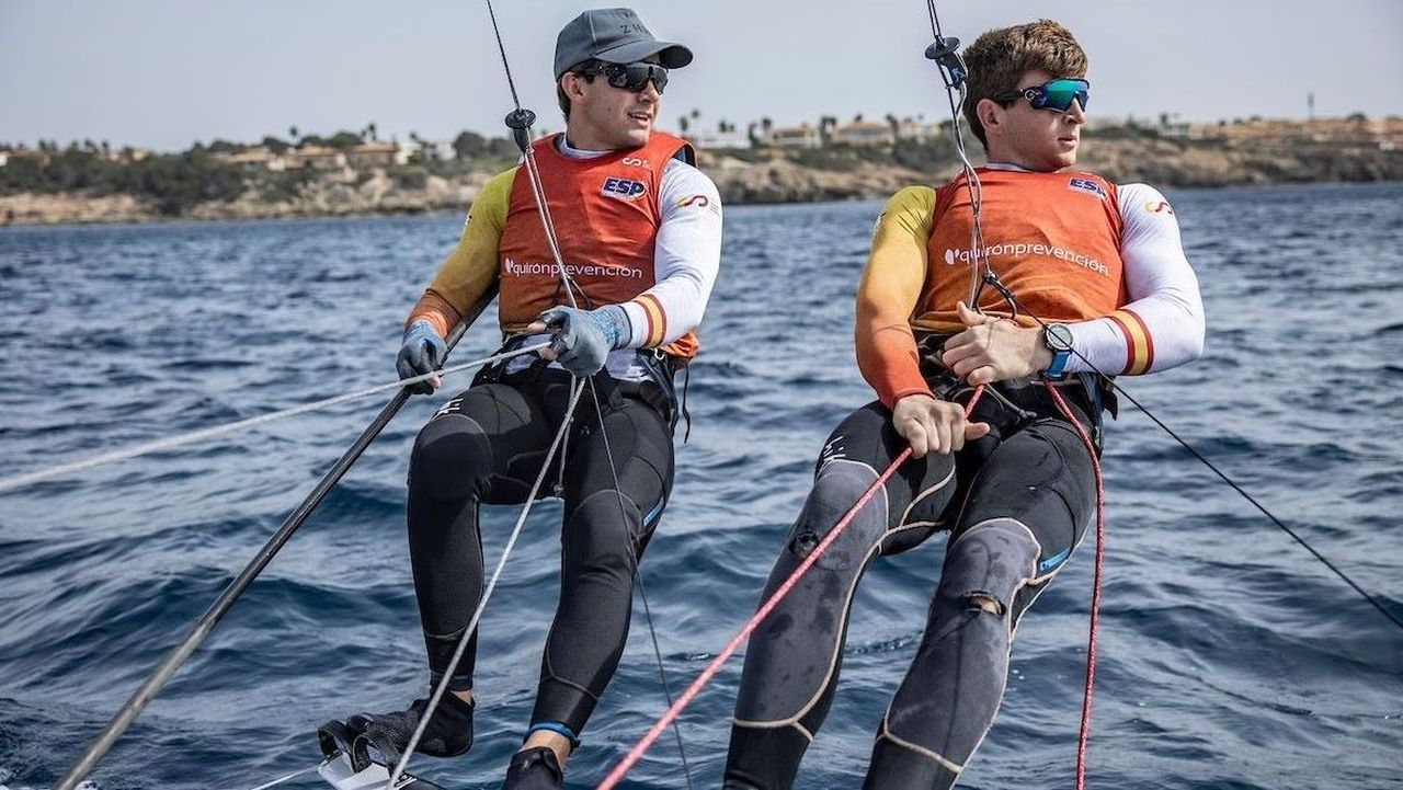 Los vigueses Martín y Jaime Wizner, campeones de Europa de la clase 49er