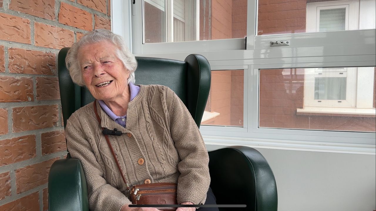 María Quintas, 107 años: «Es lo que dicen los papeles»