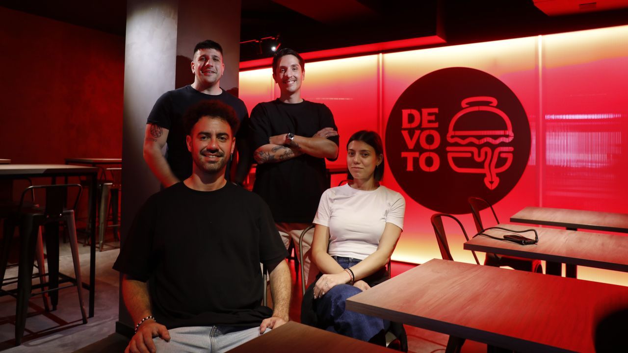 Devoto, el nuevo templo de la «smash burger» de moda en el Ensanche de Santiago