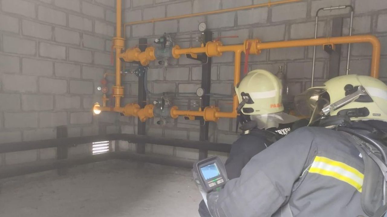 Simulacro de escape de gas en la regasificadora de GPL estradense