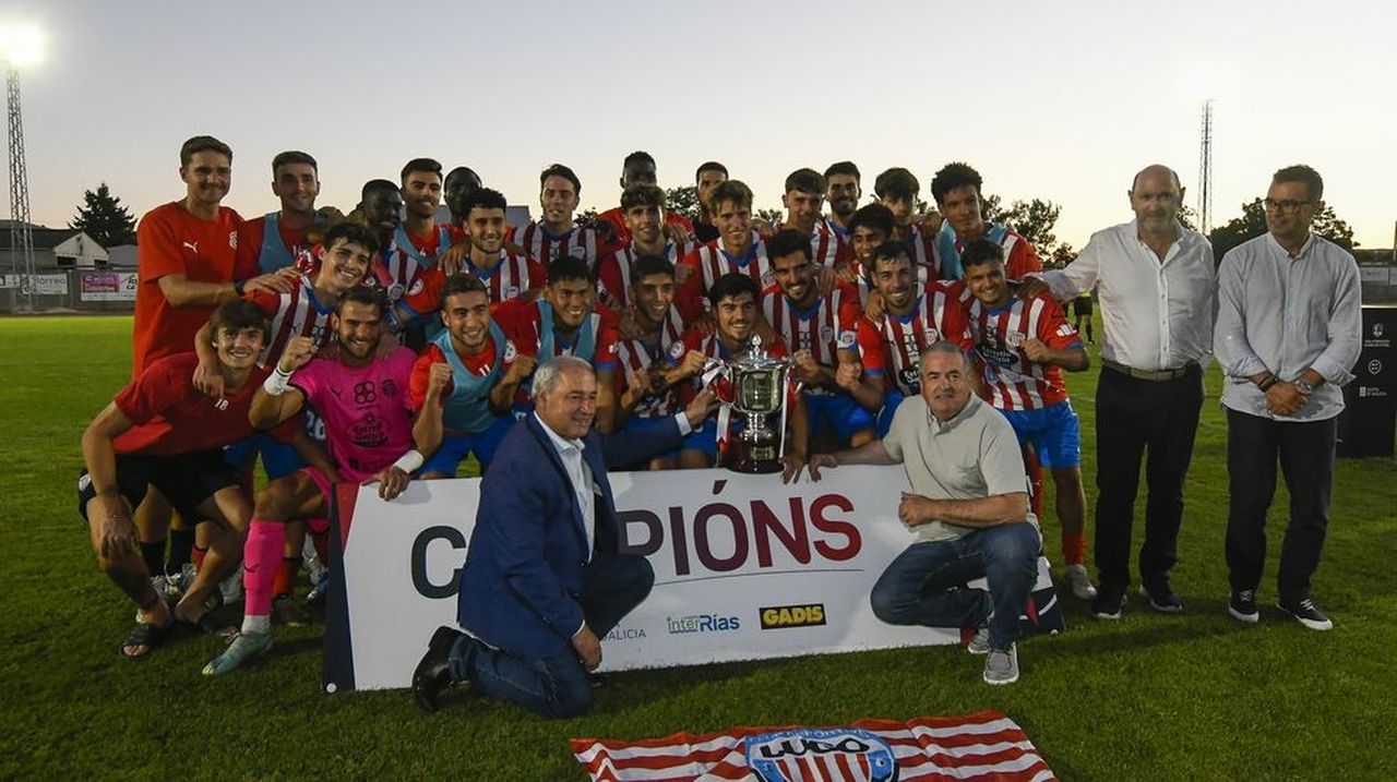 Un gol de Jon Cabo coronó al Lugo como campeón de la Copa Federación