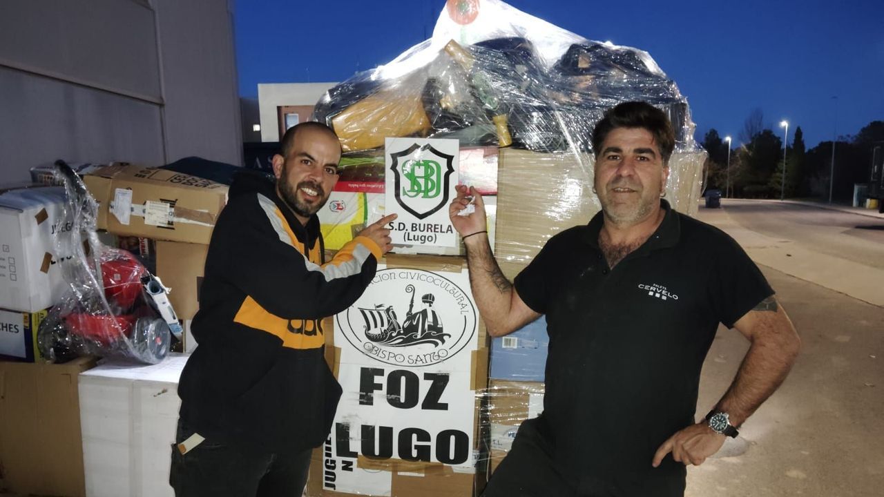 El camionero altruista testigo de la dana: «Moitos están a facer cartos ...