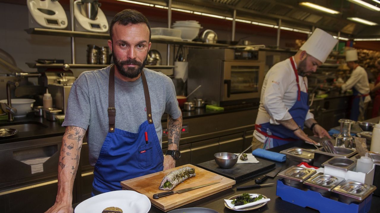 El chef de A Coruña Iván Domínguez, jurado en la semifinal del Concurso ...