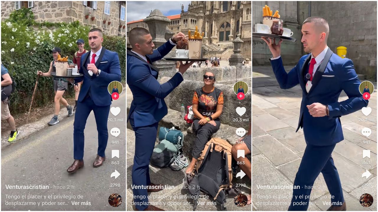 «Señores, con permiso, buenas tardes»: llega a Santiago Cristian ...