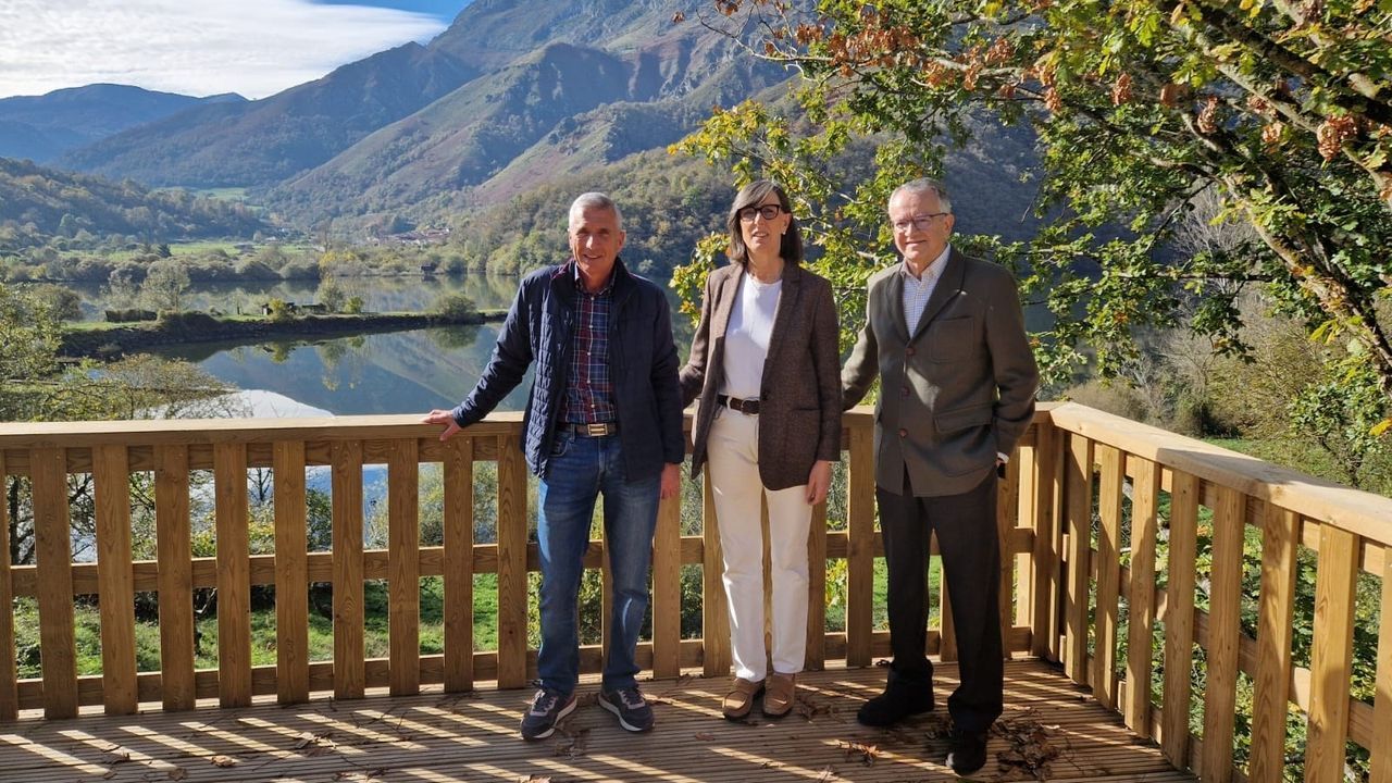 Así es el nuevo parque público del embalse de Rioseco, con mirador y ...