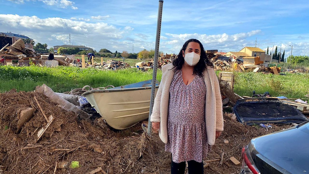Ruth, una viguesa en Valencia: «Vi cadáveres arrastrados por la riada»
