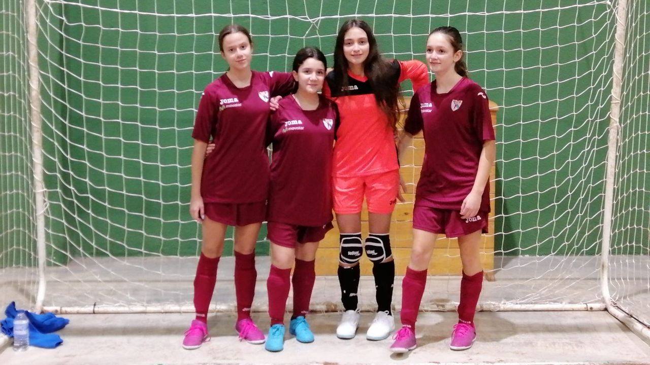 Presencia con la selección comarcal de jugadoras de Rodeiro