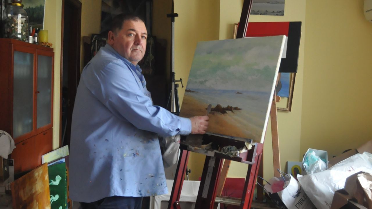 Daniel Domínguez traslada a súa arte ecléctica ao Palacete das Mendoza