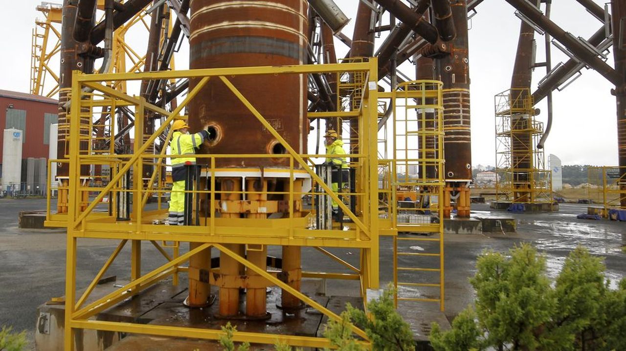 Así se prepara Navantia Fene para poder fabricar monopiles XXL