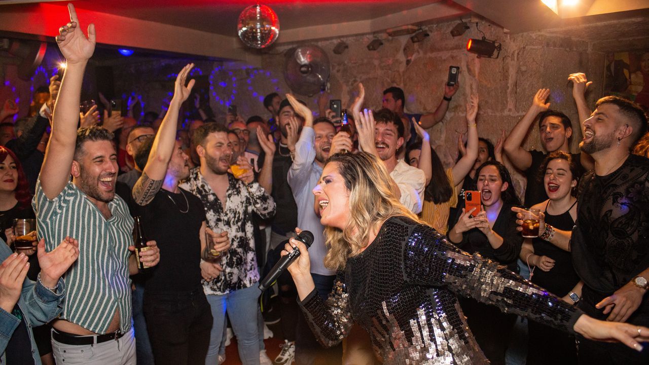 Vigo ya calienta para Eurovisión en el Casco Vello