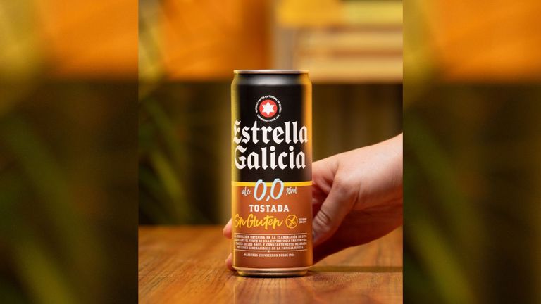 Estrella Galicia presenta una nueva cerveza sin alcohol ni gluten