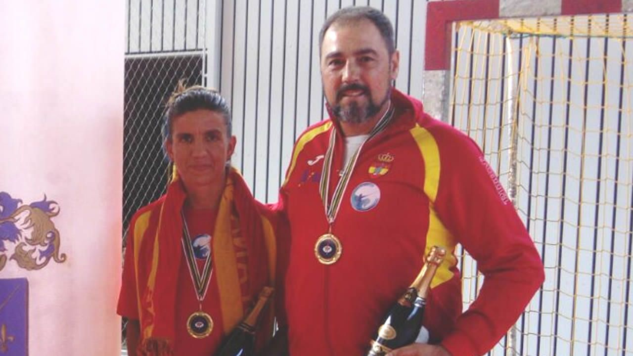 Ruth Ballesteros y Manel Villadóniga, campeones del mundo de maestros