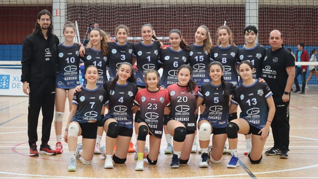 Las juveniles del Dompa Volei lucharán por el título nacional