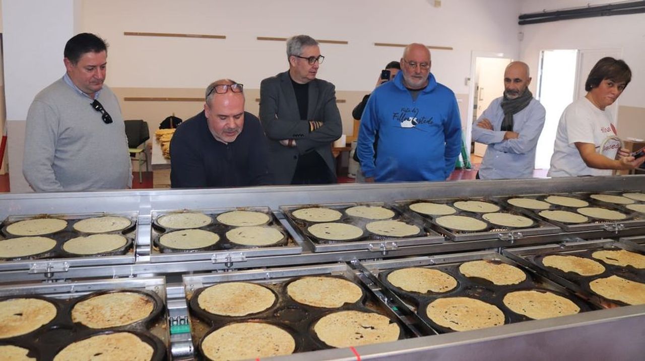 Filloas a toda máquina en Lestedo
