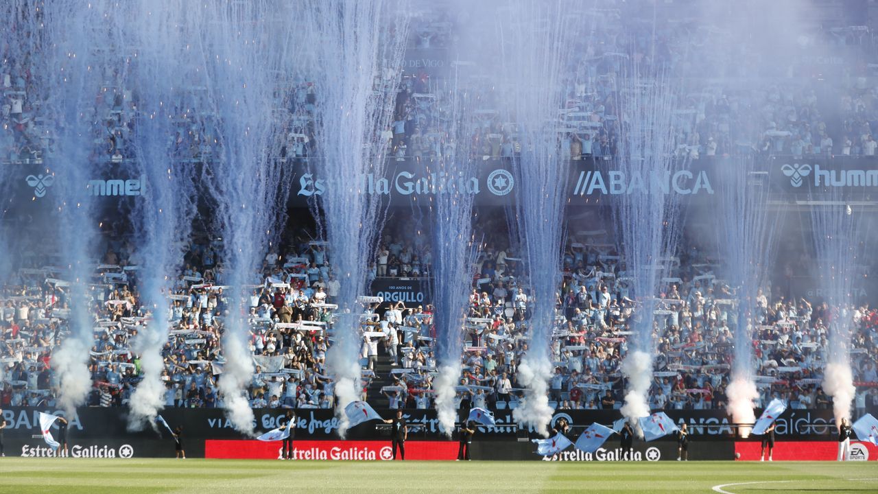 Espectáculo pirotécnico para celebrar 101 años del Celta