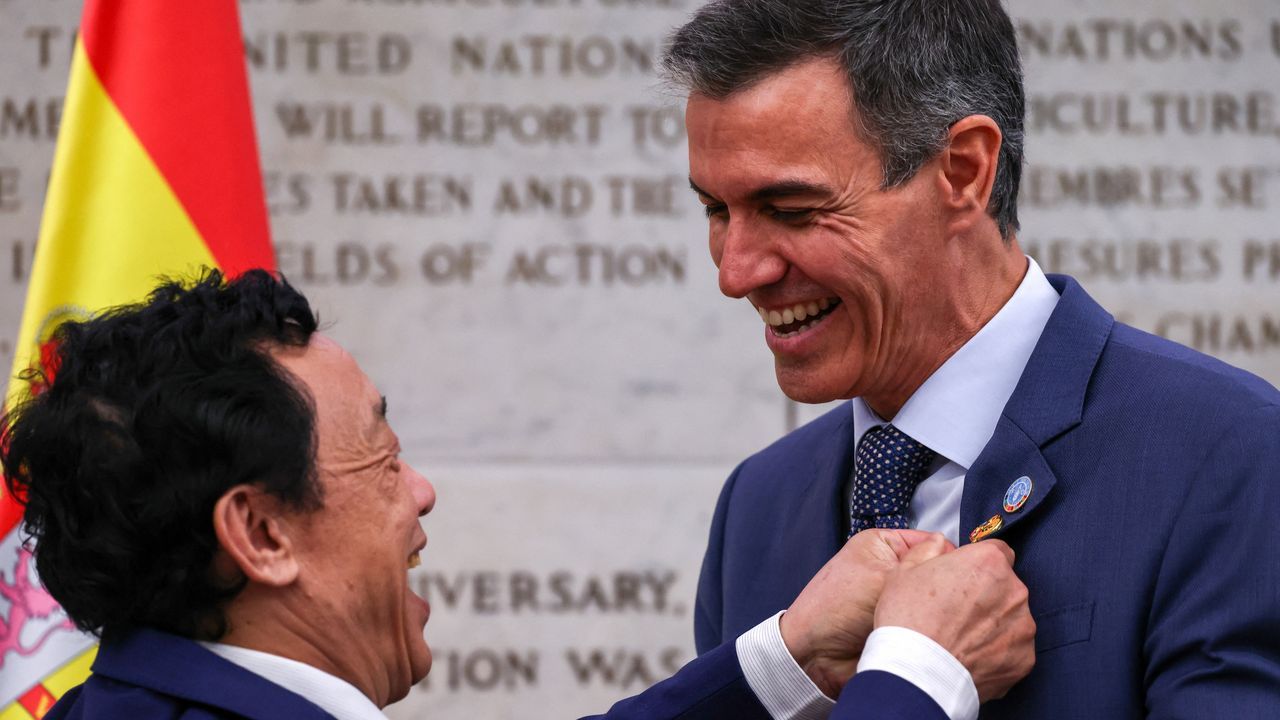 El pin de la felicidad de Pedro Sánchez