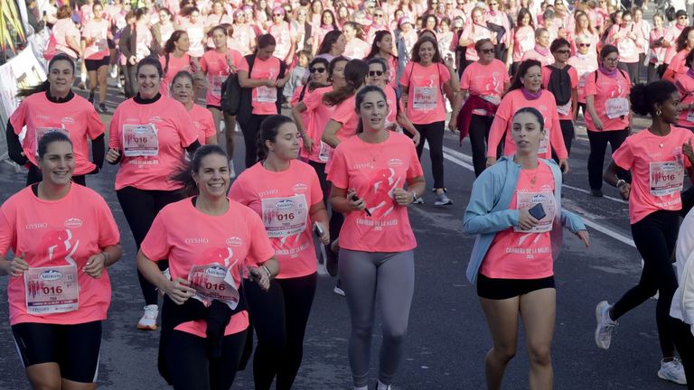 Ángela Viciosa gana la Carrera de la Mujer, que reunió a ocho mil ...