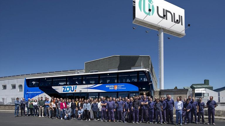 UNVI entrega el primer pedido en Europa de autobús eléctrico ...
