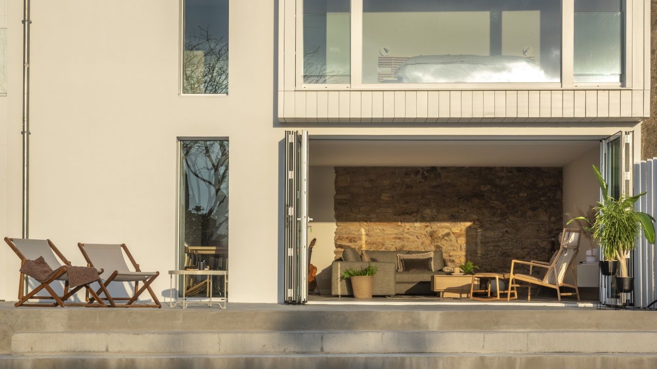 La casa del casco histórico de Santiago con jardín, piscina y vistas a ...