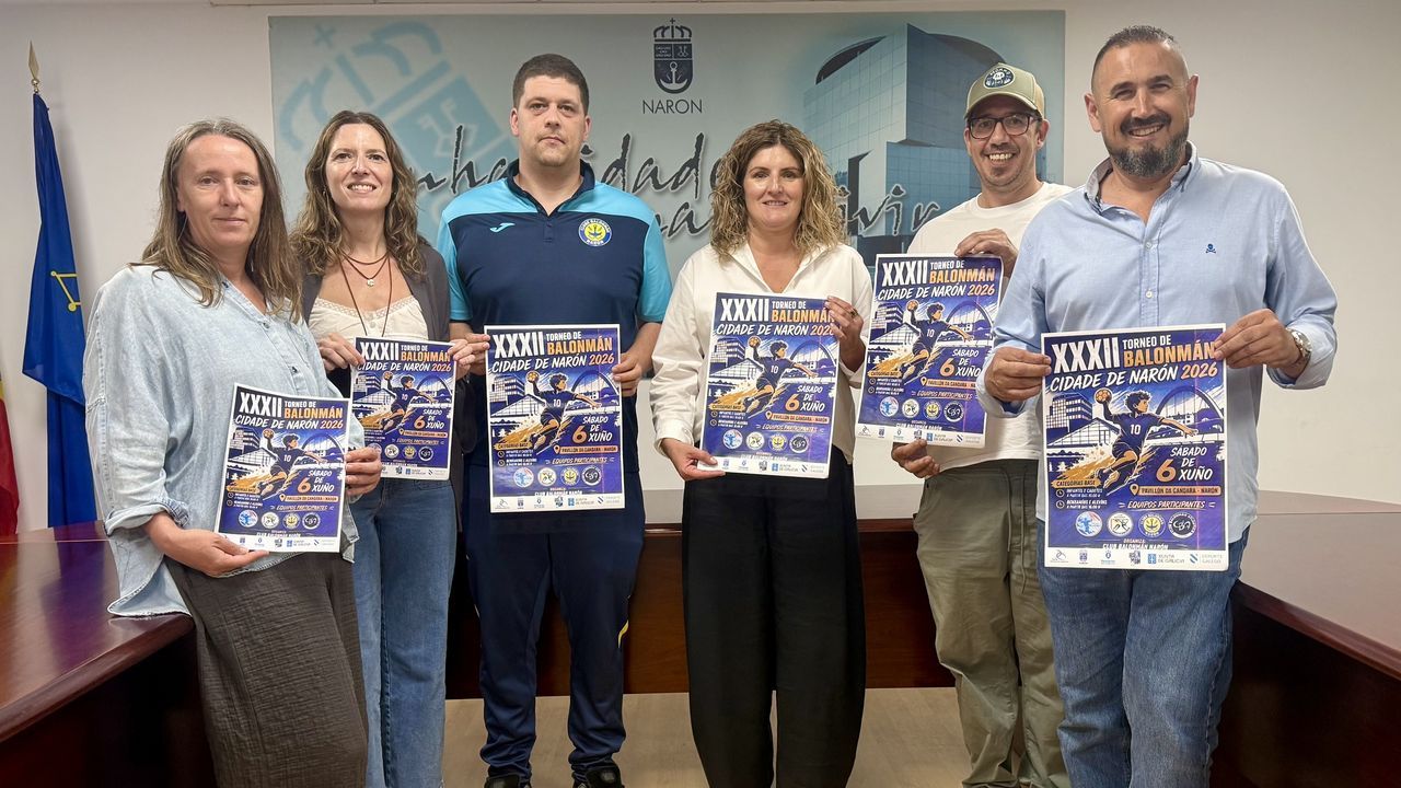 El trofeo Cidade de Narón reúne a destacados equipos de base de balonmano
