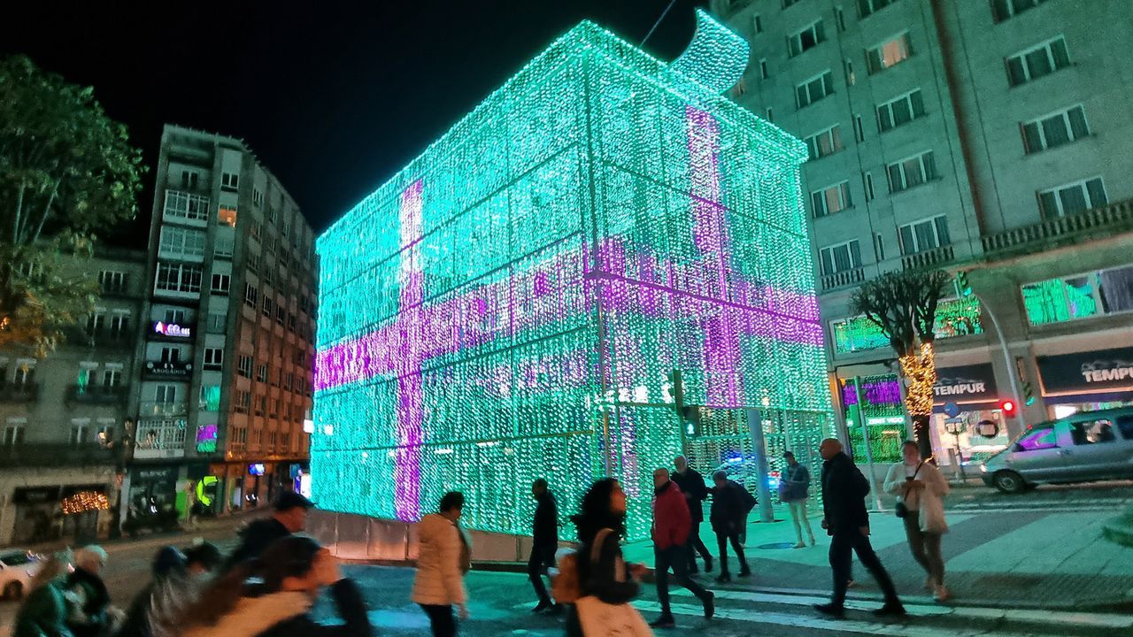 La guía de las luces de Navidad de Vigo 2024