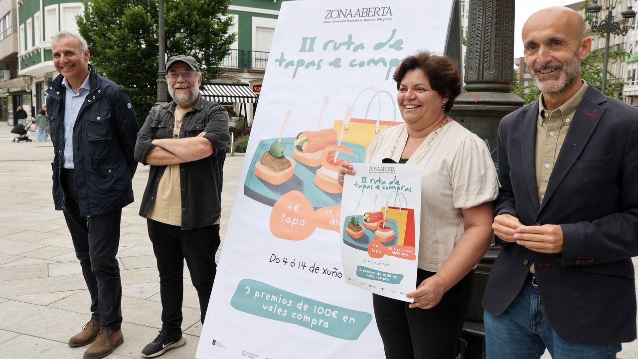 Once propuestas en la Ruta de Tapas e Compras, que regresa a Vilagarcía