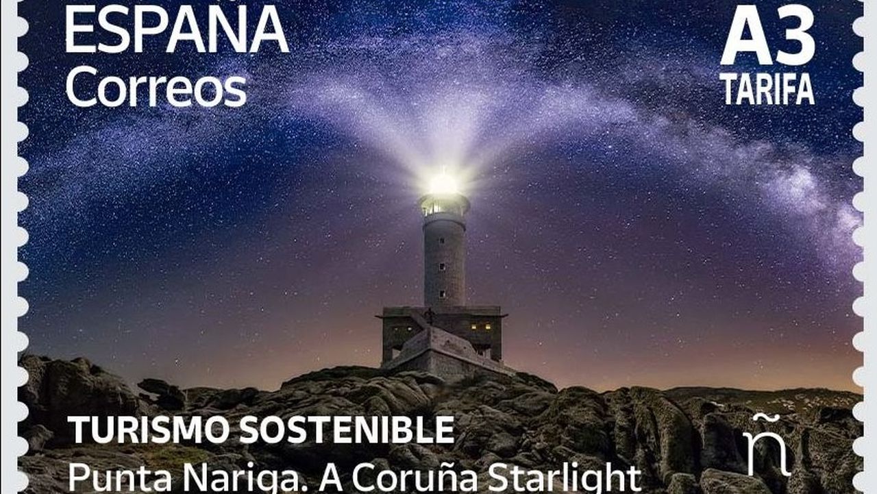 Correos dedica un sello a Punta Nariga como destino Starlight