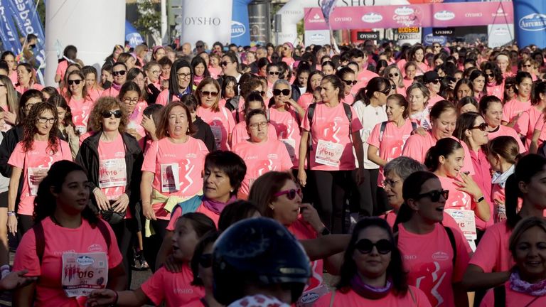 Ángela Viciosa gana la Carrera de la Mujer, que reunió a ocho mil ...