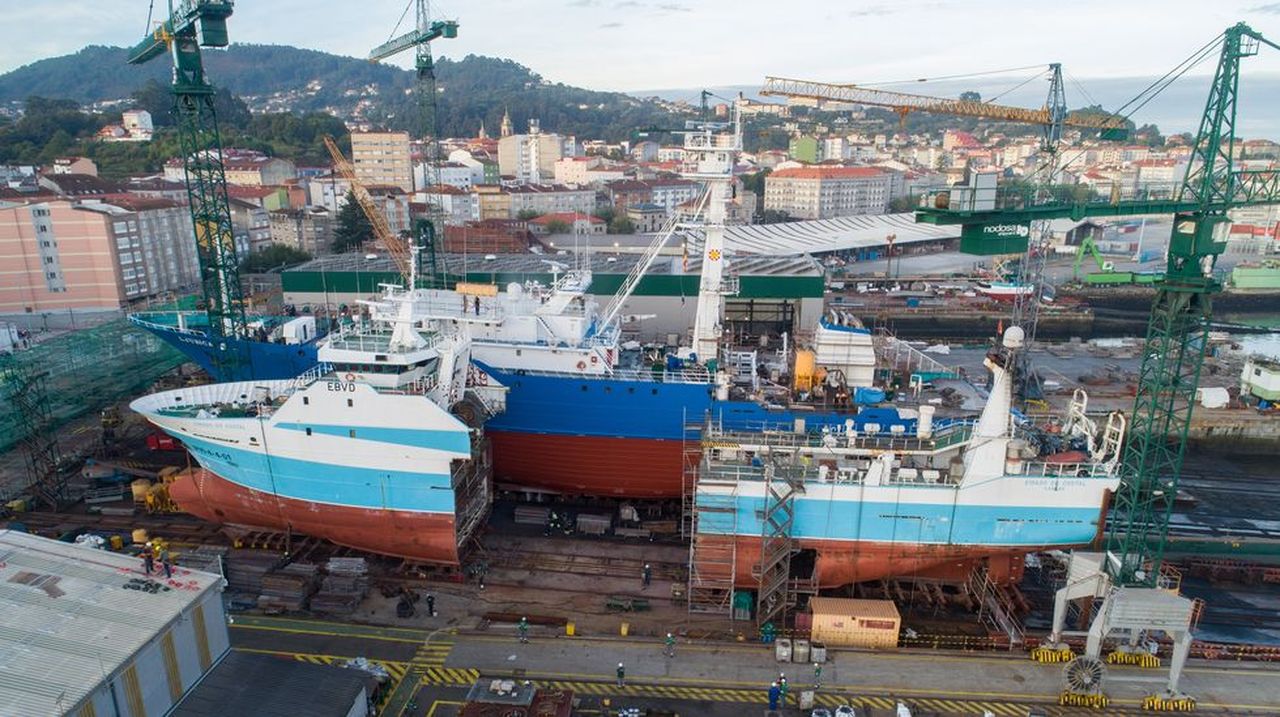 Nodosa acrecienta su prestigio naval con cuatro grandes buques