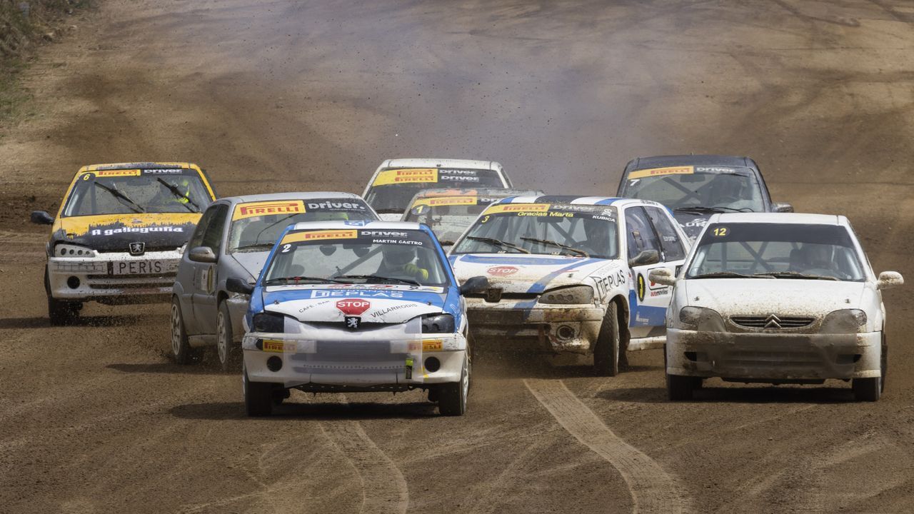 Javier Ramilo y Sergio Suárez triunfan en el autocrós de Carballo