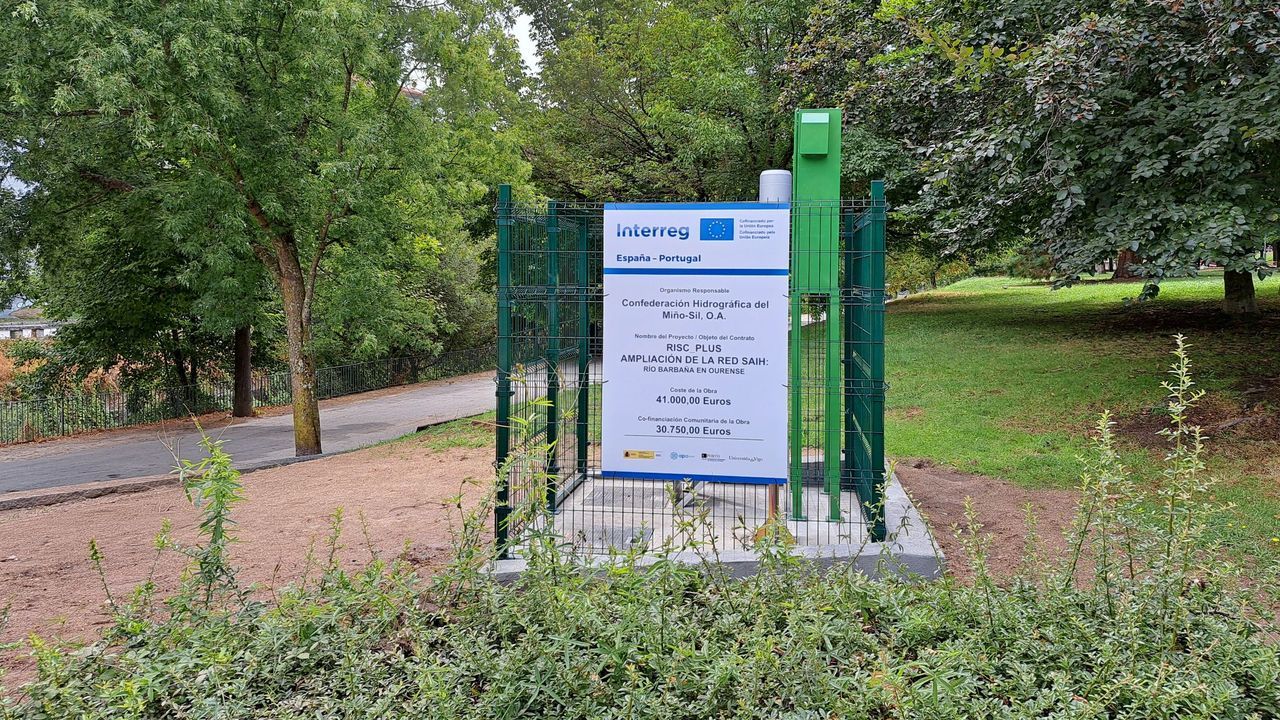 Una nueva cabina medirá el nivel del río Barbaña a su paso por Ourense
