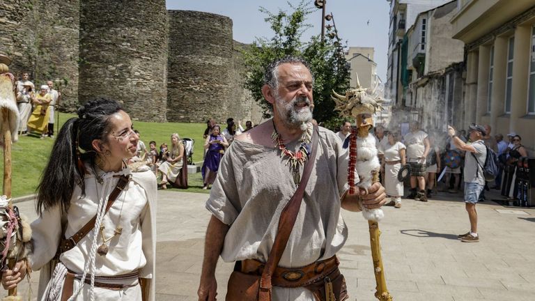 Las imágenes del final de fiesta del Arde Lucus