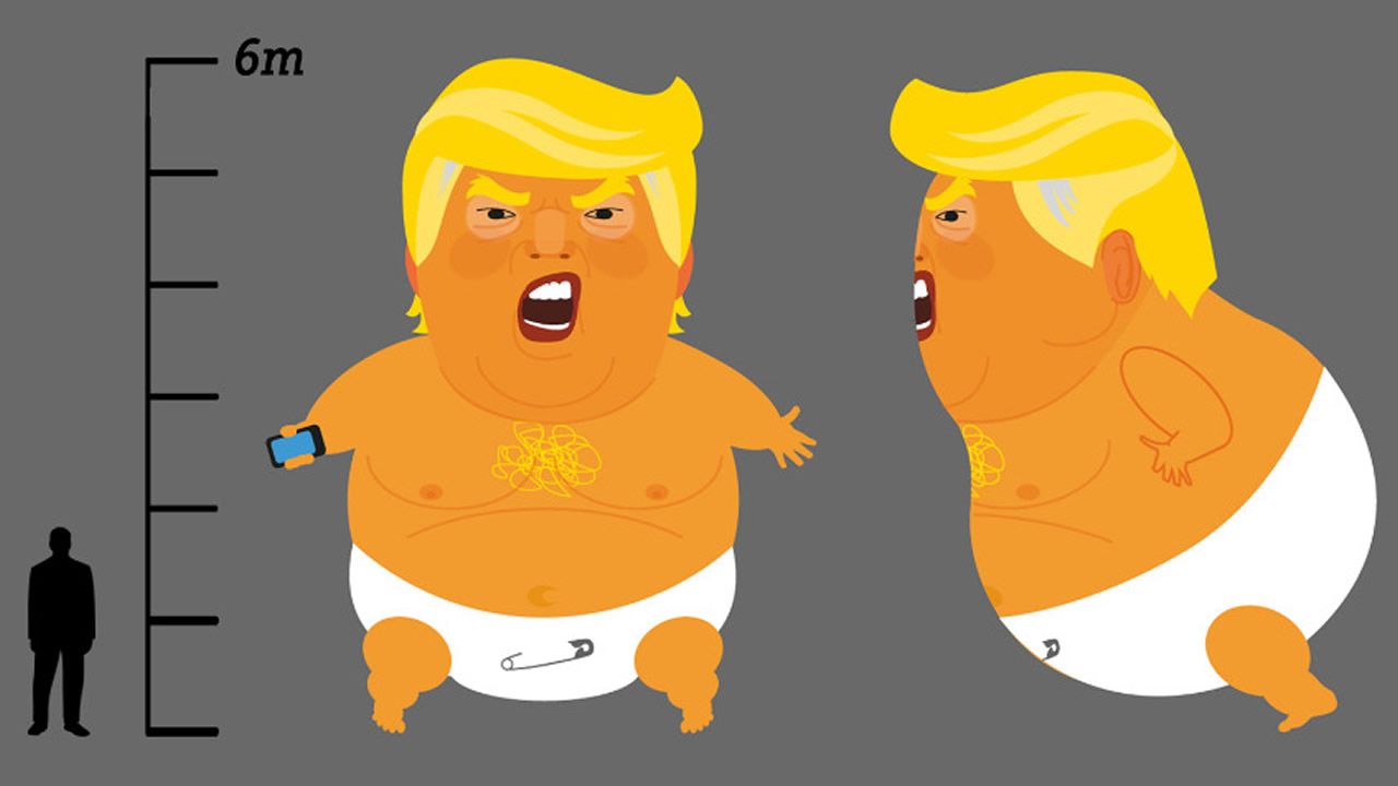 Un «bebé Trump» de 6 metros sobrevolará Londres durante la visita del ...