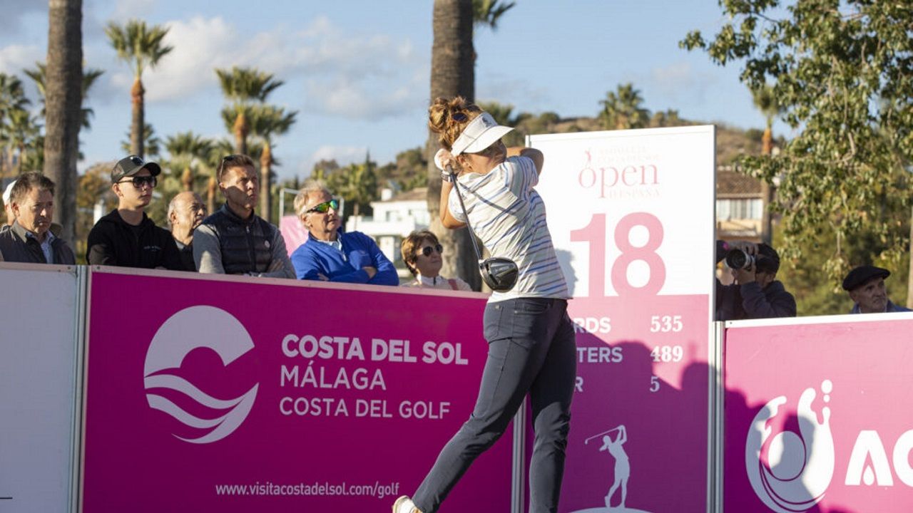 Fátima Cano, quinta en el Open de España de golf a falta de una jornada