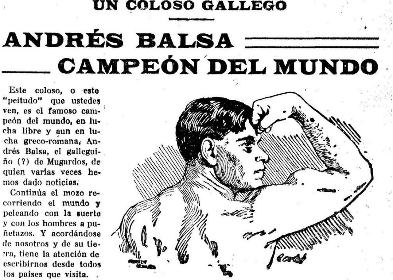 Andrés Balsa, el Topuria gallego al que la vida dio tantos golpes como él propinó