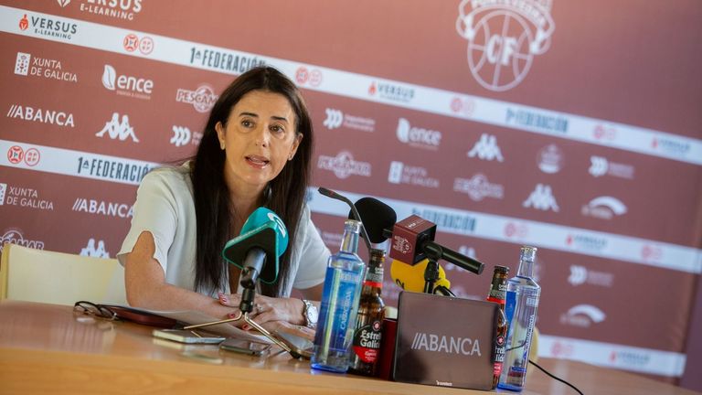 Lupe Murillo, presidenta del Pontevedra CF: «La renovación de Rubén ...