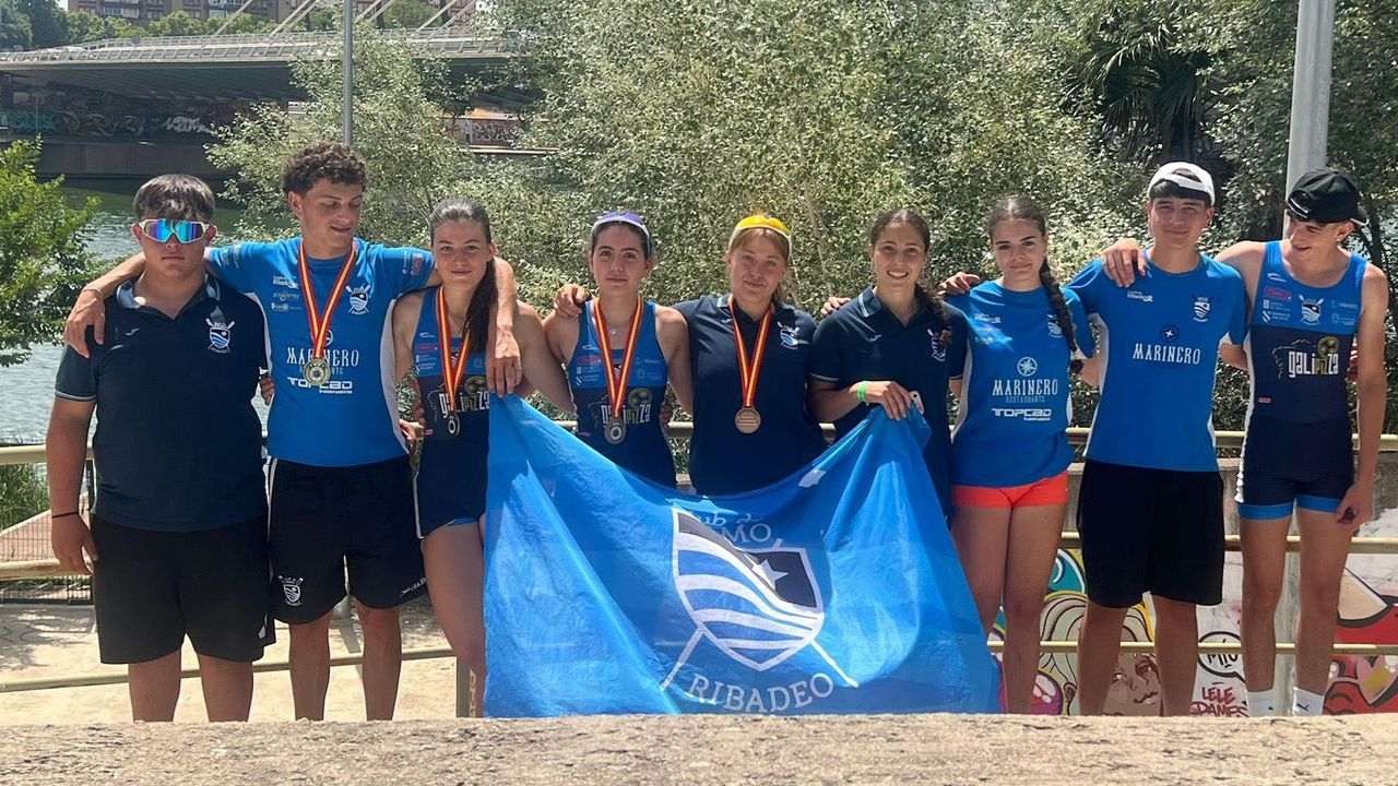El Club de Remo Ribadeo sigue haciendo historia con dos campeones de España