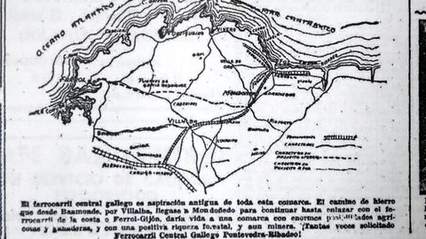 El último viaje del gran tren que ilusionó a Galicia hace cien años