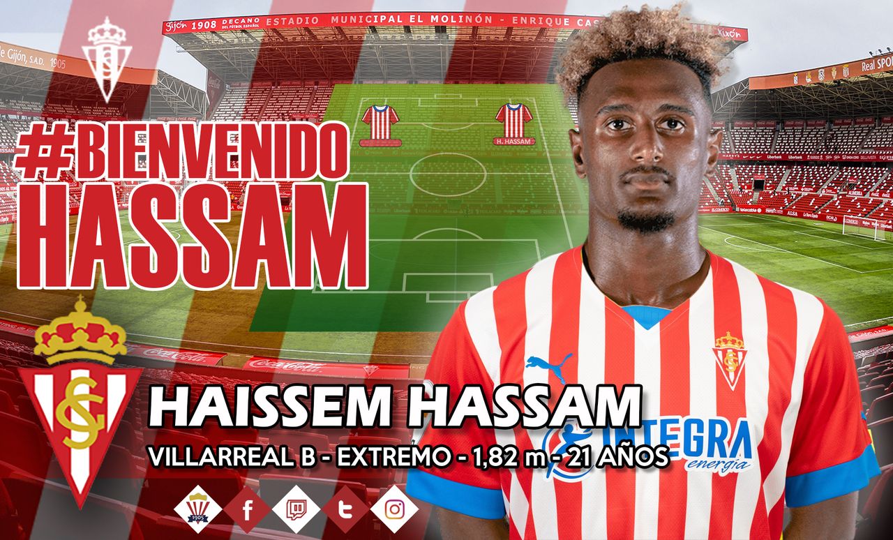 Oficial: Haissem Hassan es el nuevo fichaje del Sporting